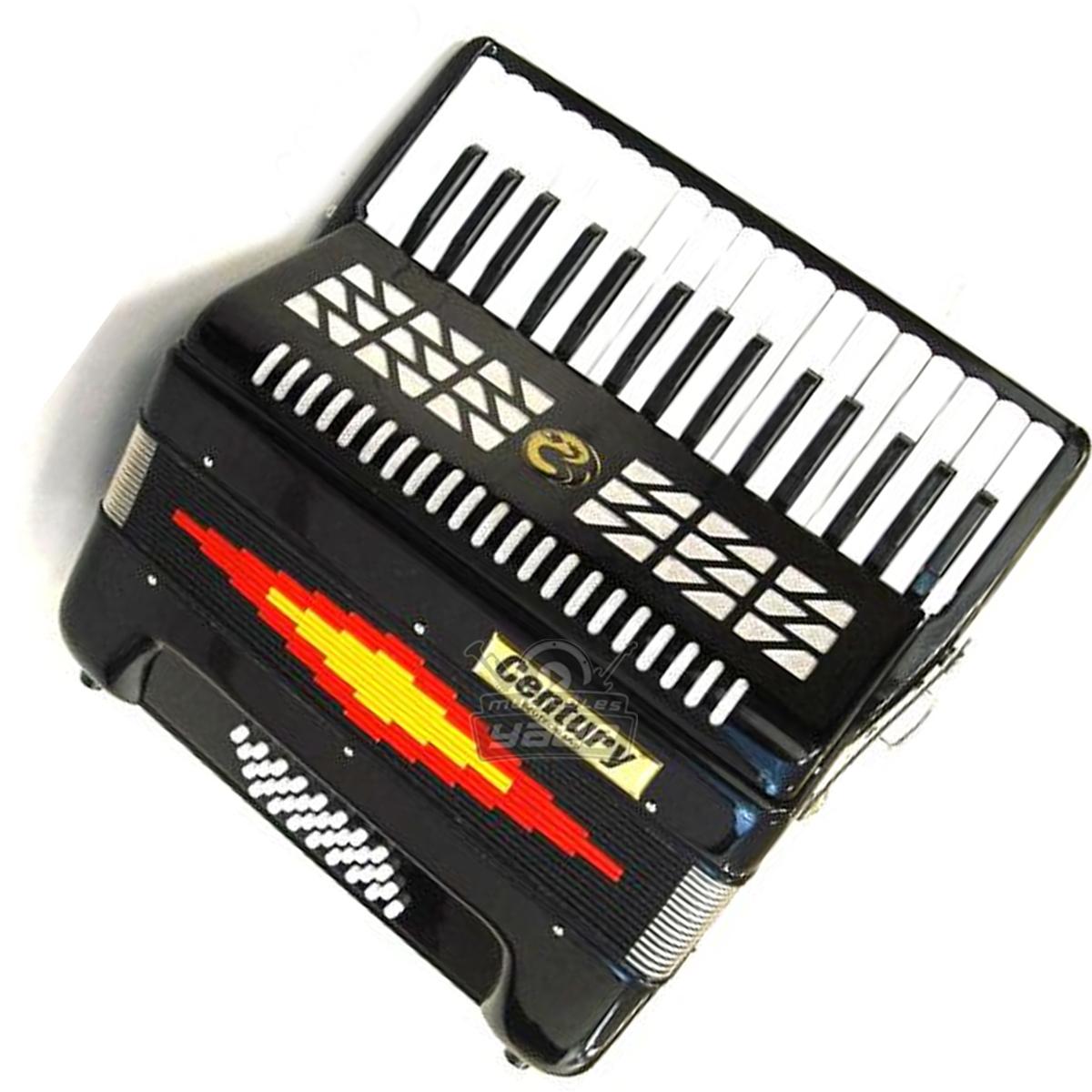 ACORDEON CENTURY TECLAS NEGRO 3232 CNAC034