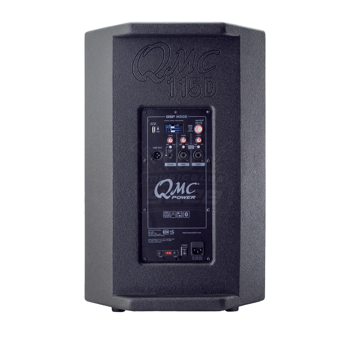 QMC Q115D BAFLE MINI CONCERT 1X15 ACTIVO CON DSP