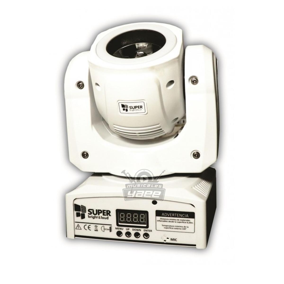 CABEZA SUPER BRIGHT BEAM CON LED / ESTUCHE CON 4PZ COLOR BEAM