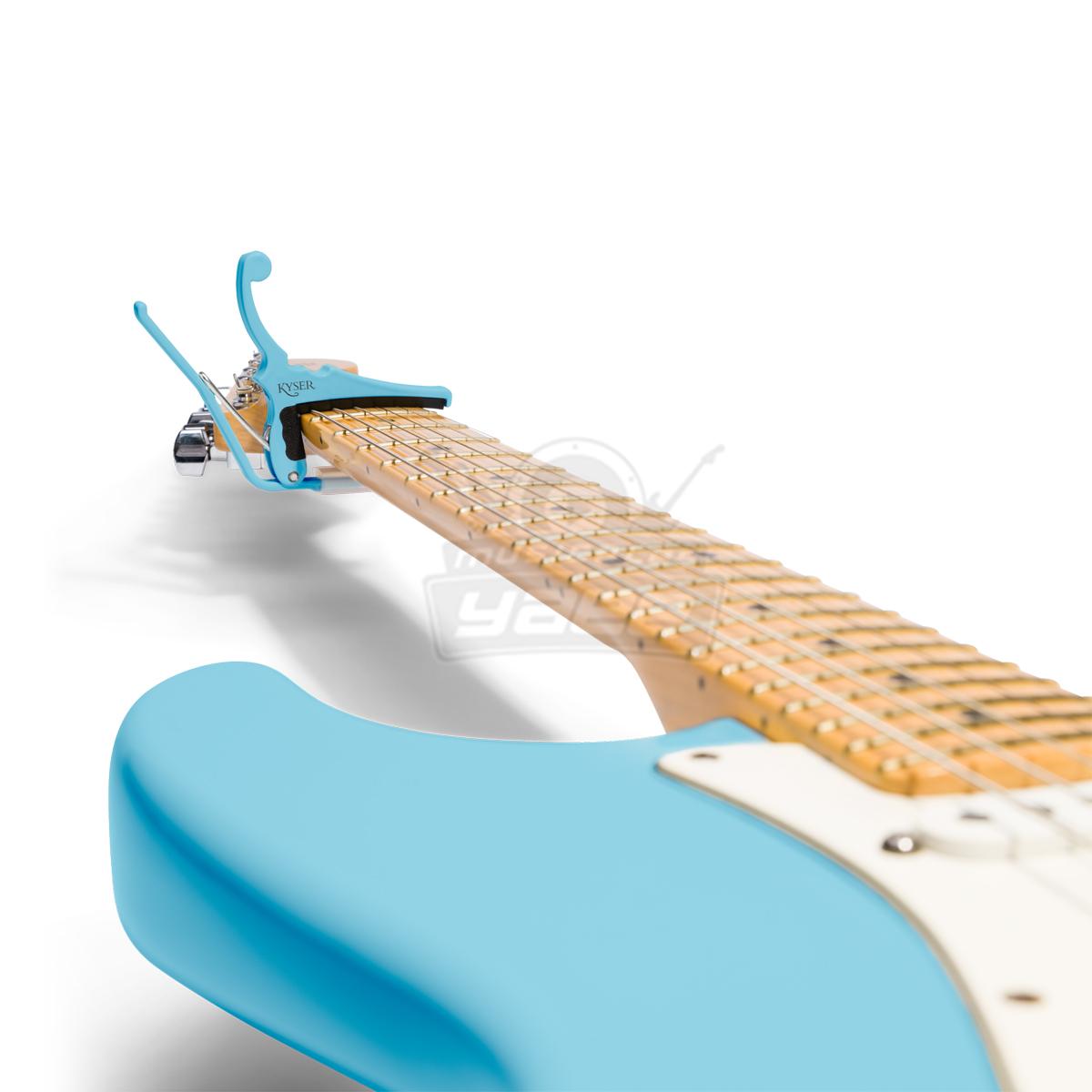 FENDER X KYSER QUICK-CHANGE CAPO PARA GUITARRA ELECTRICA DAPHNE BLUE