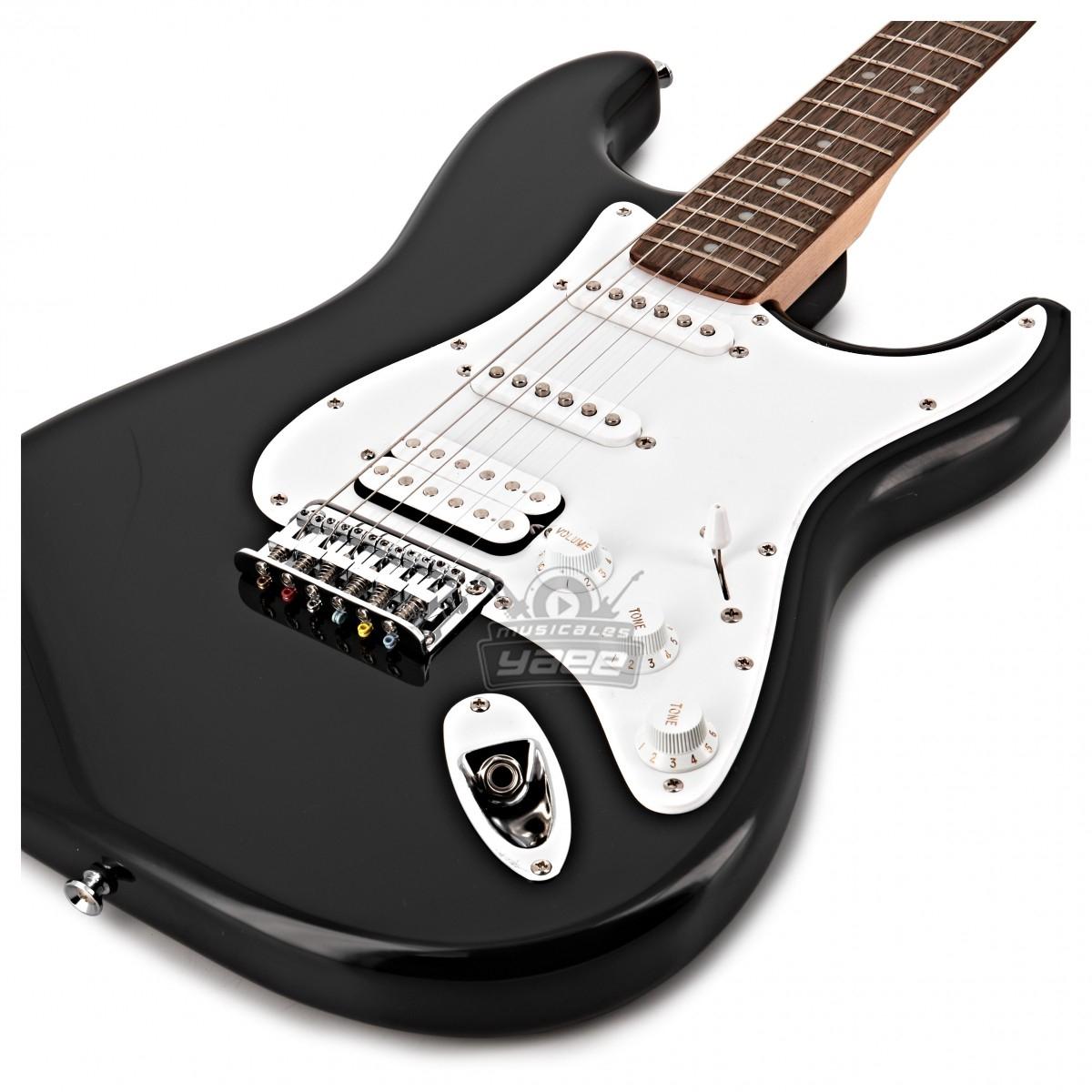 GUITARRA ELECTRICA FENDER SQUIER BULLET STRATOCASTER HSS BLACK