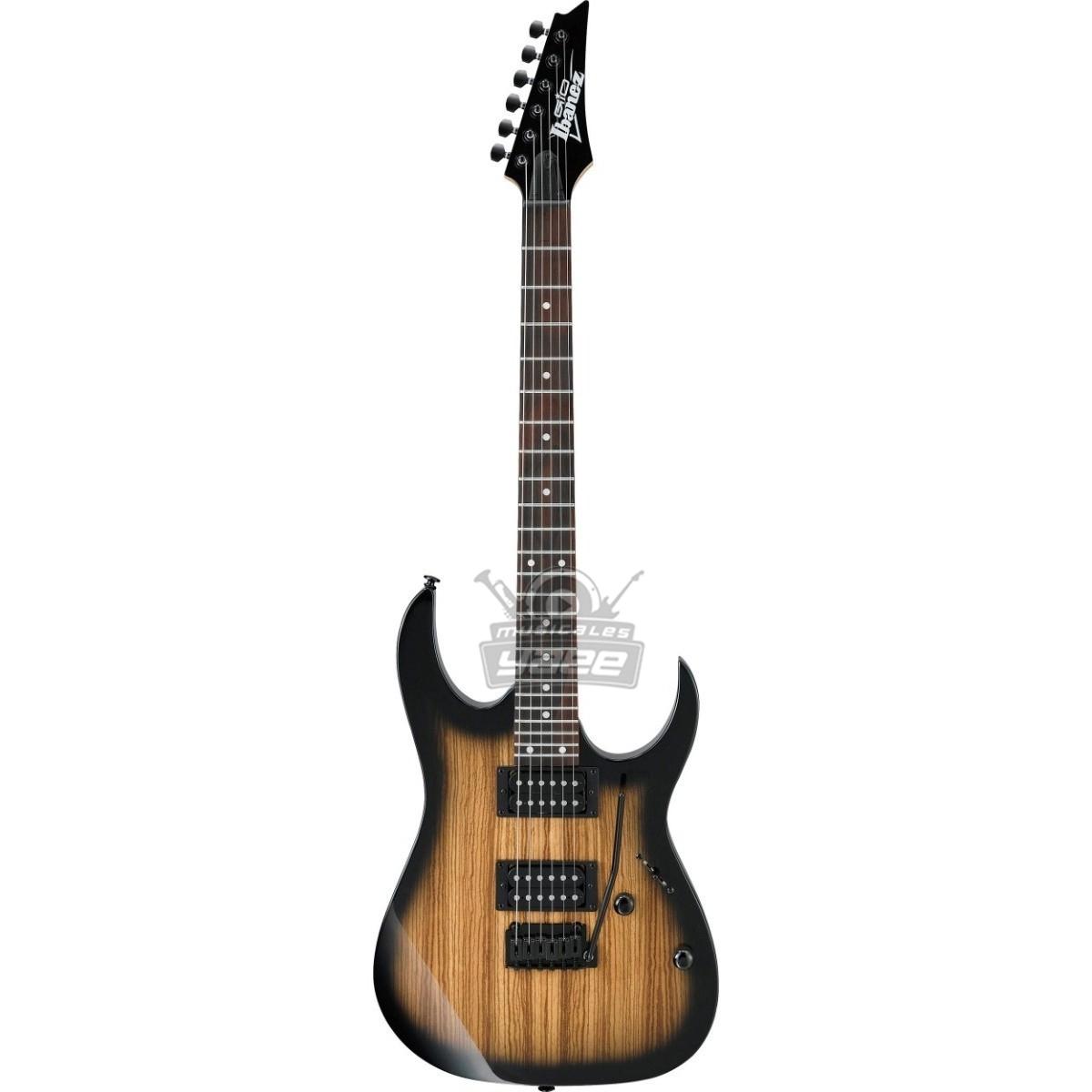 Guitarra Electrica Ibanez GRG Natural Gray Burst GRG120ZW-NGT