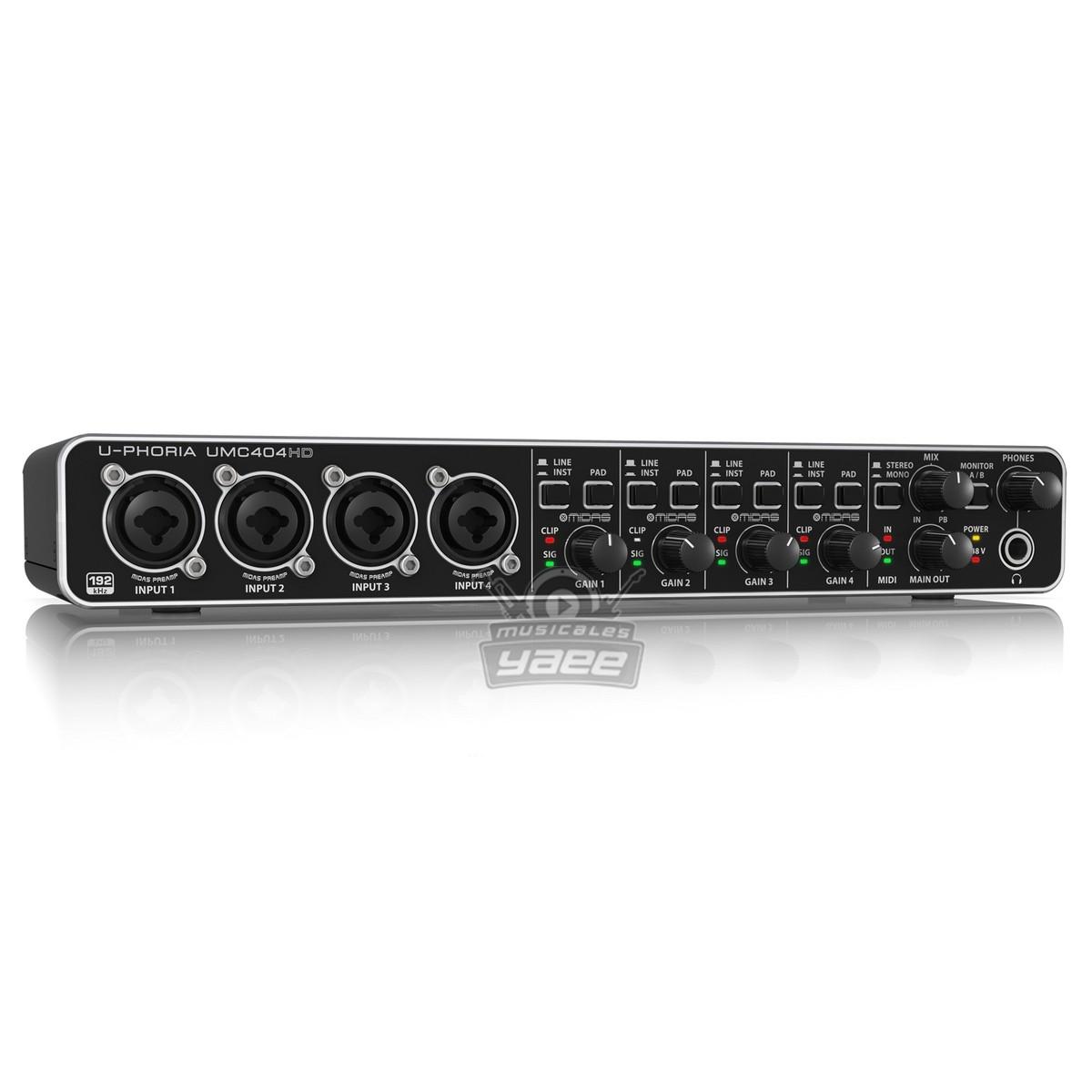 INTERFACE BEHRINGER U-PHORIA UMC-404HD