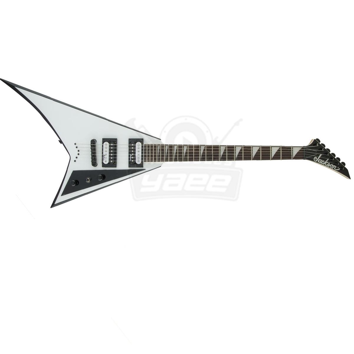 JACKSON JS Series Rhoads JS32T GUITARRA ELECTRICA White with Black Bevels