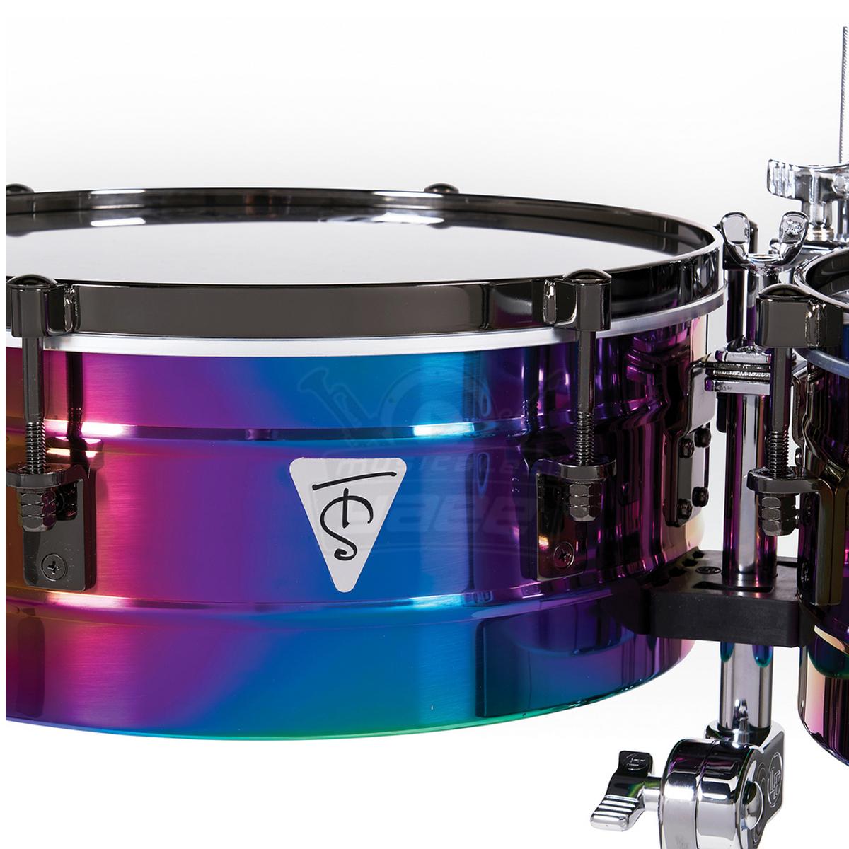 LP LP257-TS TIMBALES TONY SUCCAR SIGNATURE CROMO TORNASOL NIQUEL NEGRO ...