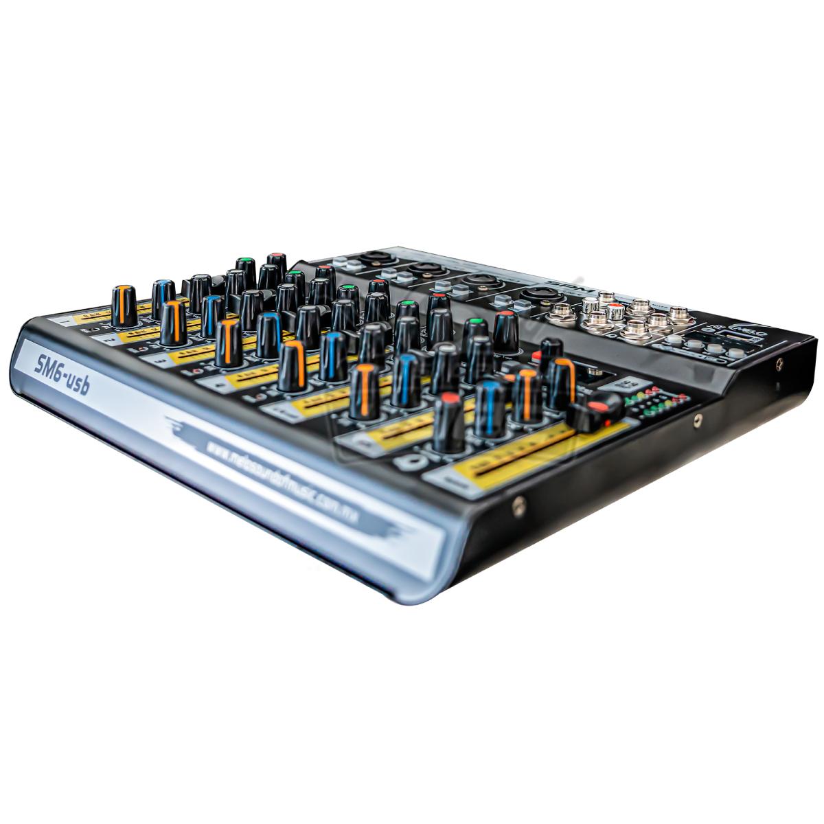MELO SM6 USB CONSOLA ANALOGA DE 4 CANALES