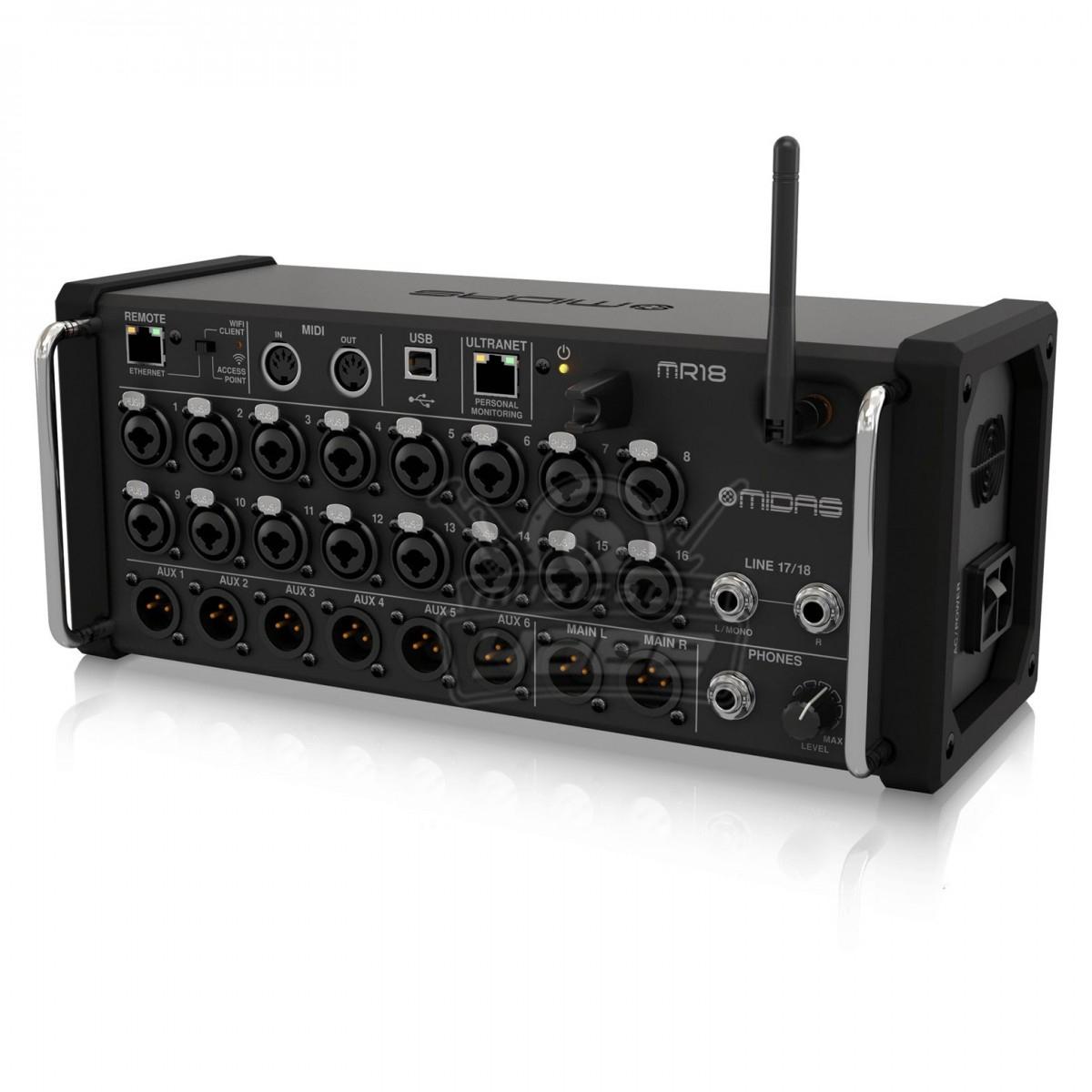 Midas MR18 MEZCLADORA DIGITAL 18 CANALES