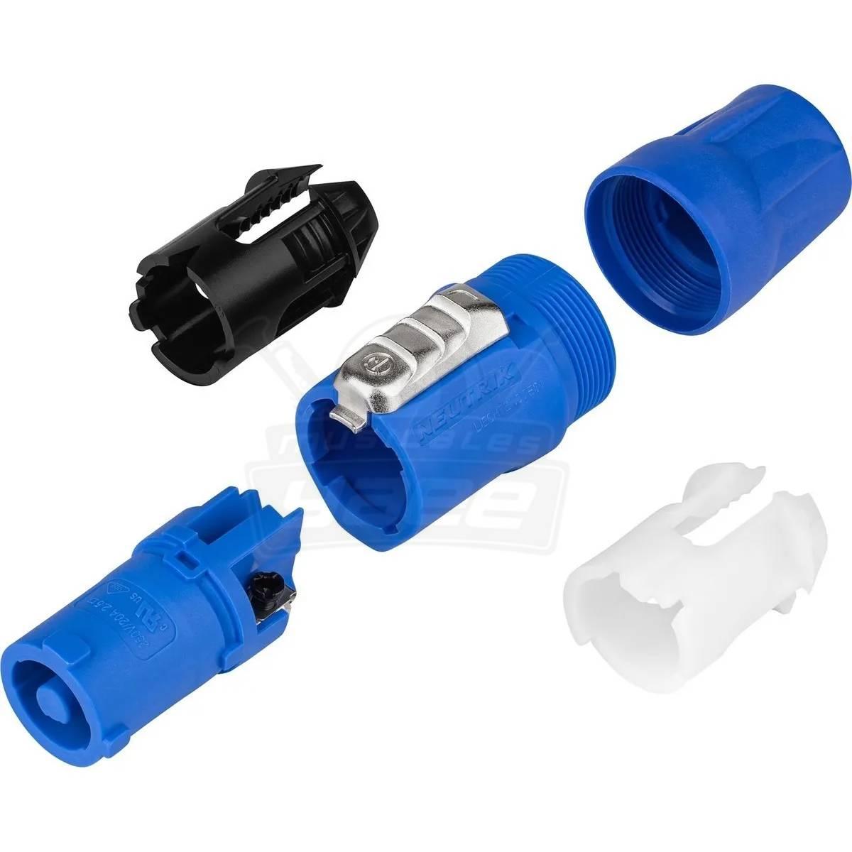 Neutrik Nac3fca Conector Powercon Azul