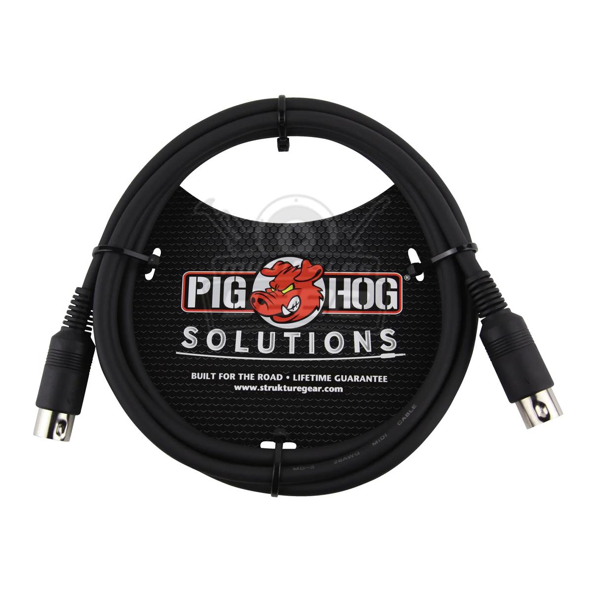 Pig Hog Pmid03 Cable Midi 3 Metros Inmediato Negro