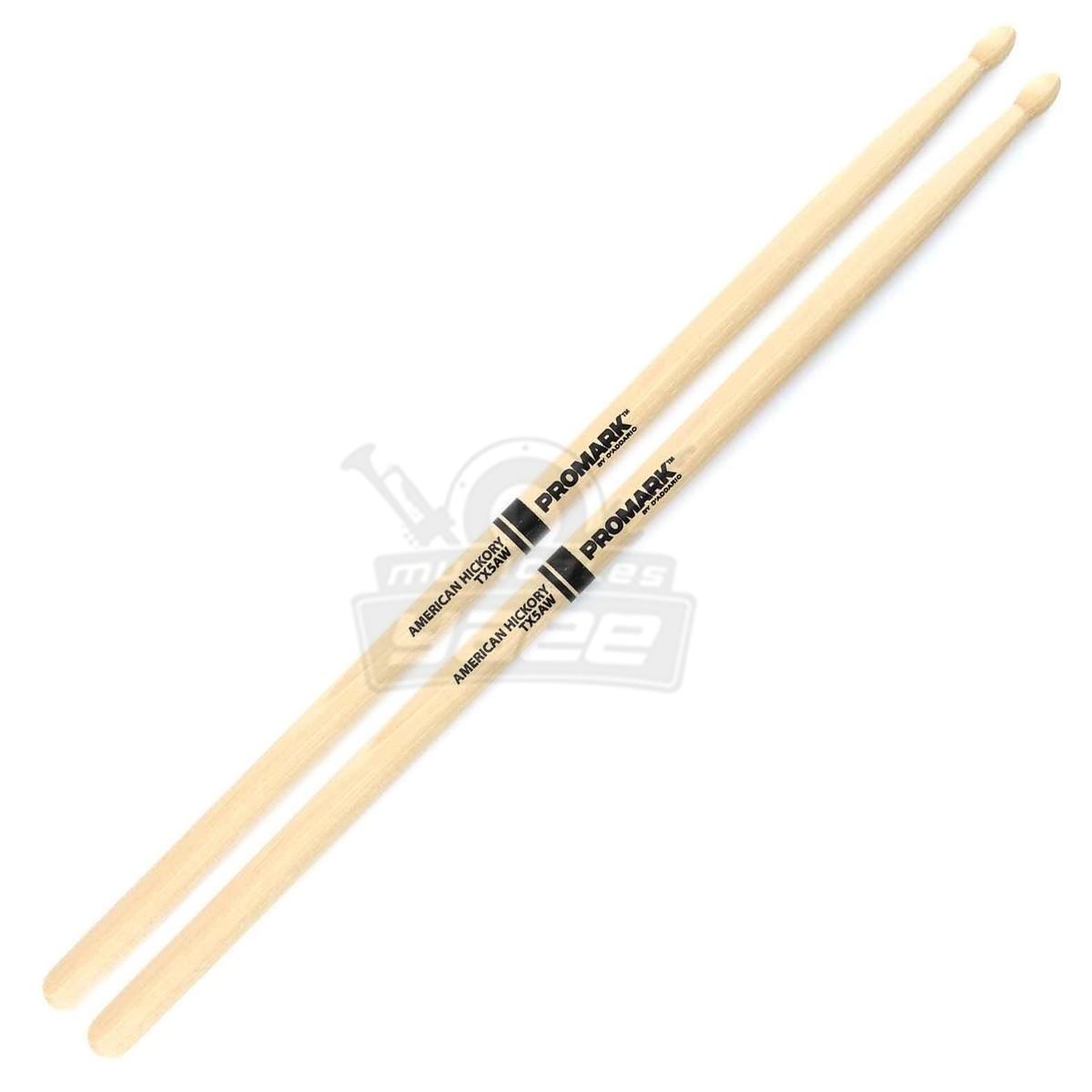 Promark TX7AW Baquetas 7A Hickory Punta De Madera