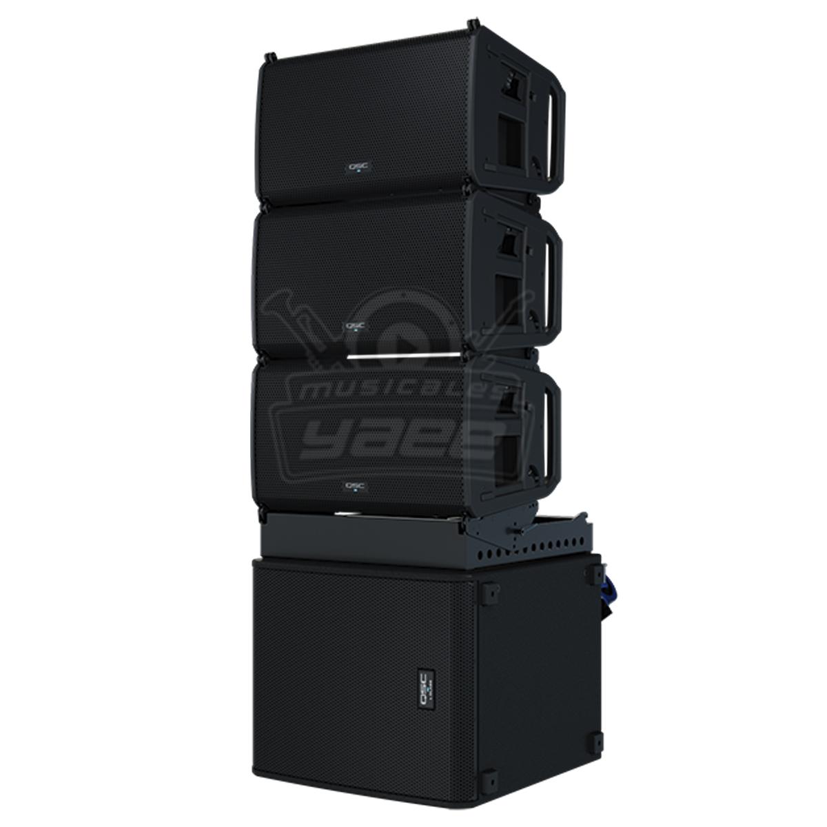 QSC LA112 Altavoz Powered Line Array de 12 pulgadas y 2 vIas 2400 W