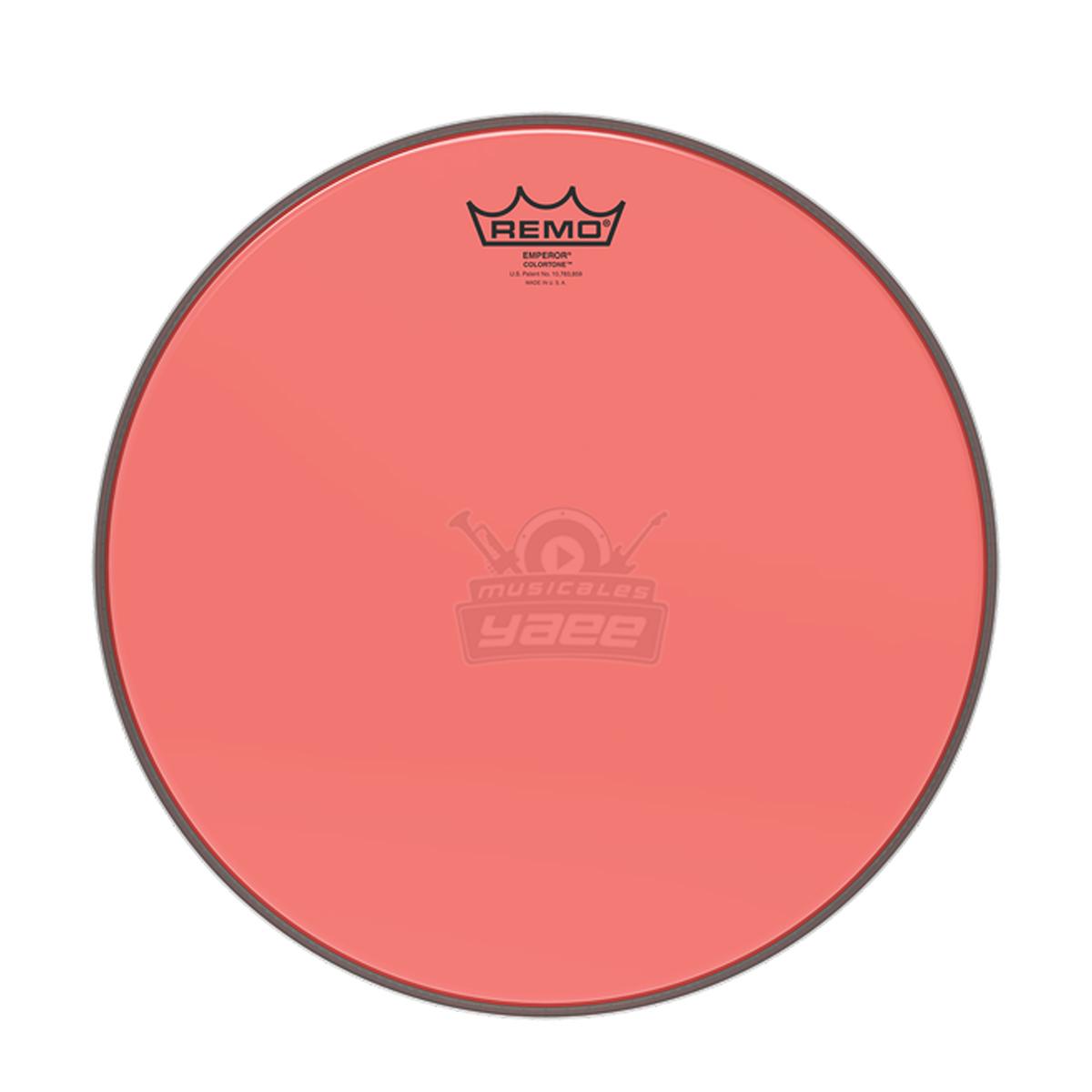 REMO BE-0312-CT-RD PARCHE COLORTONE EMPEROR ROJO 12"