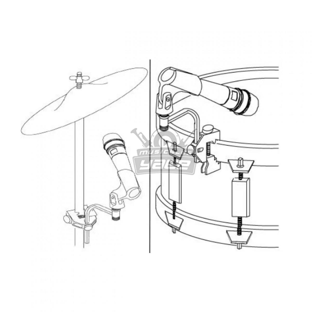 SHURE A56D SISTEMA PARA MONTAJE DE MICROFONOS EN BATERIA