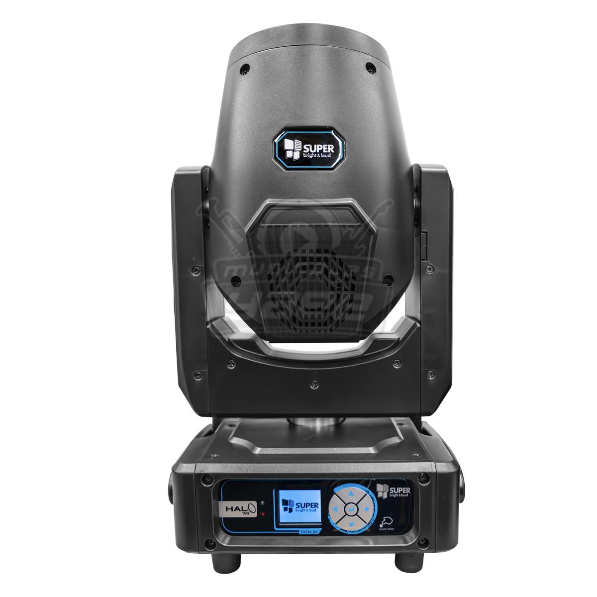 SUPER BRIGHT LOUD HALO 7R ESTUCHE CON 2 CABEZAS BEAM 230/250 W