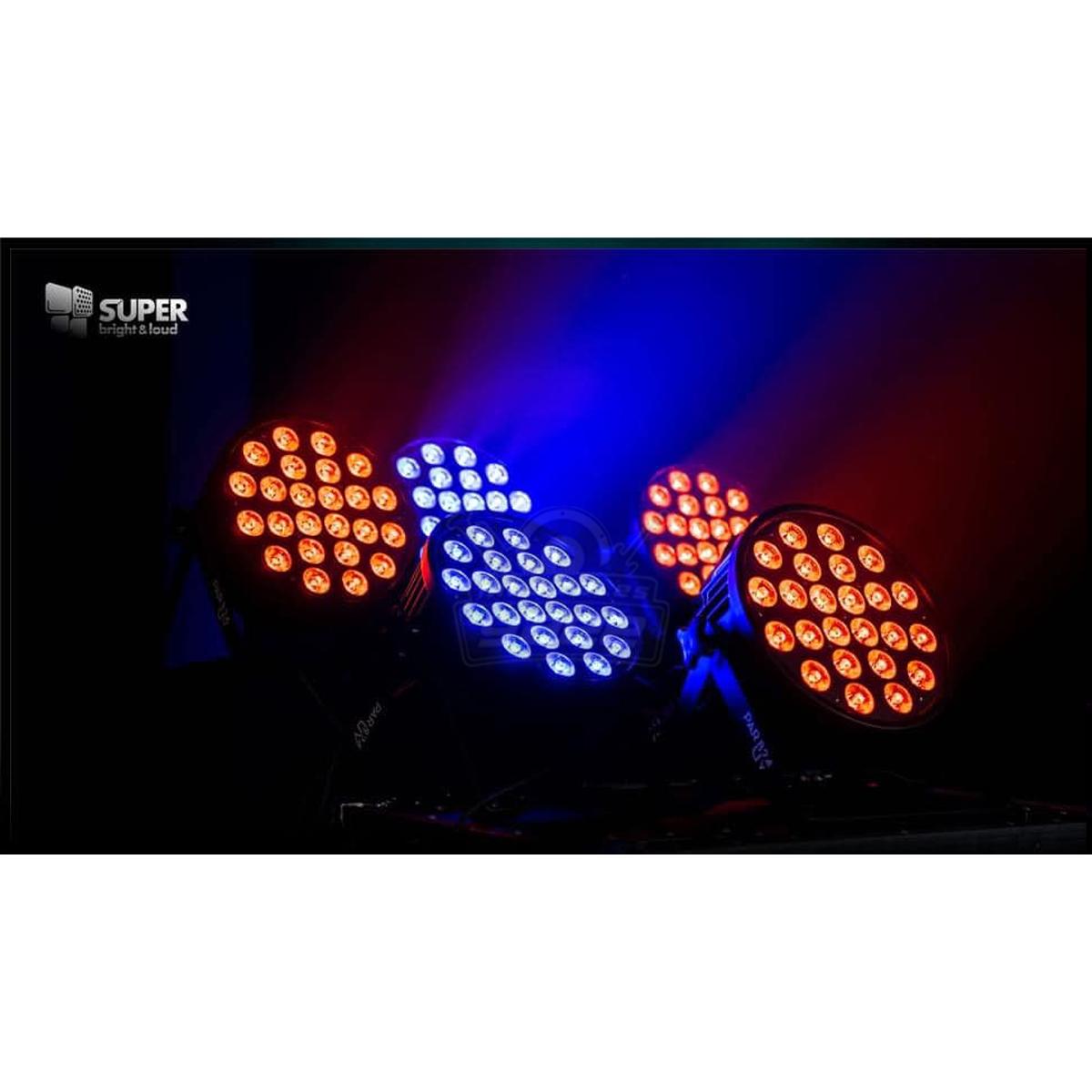 SUPER BRIGHT PAR824UV CON LEDS DE 8W 8 PIEZAS