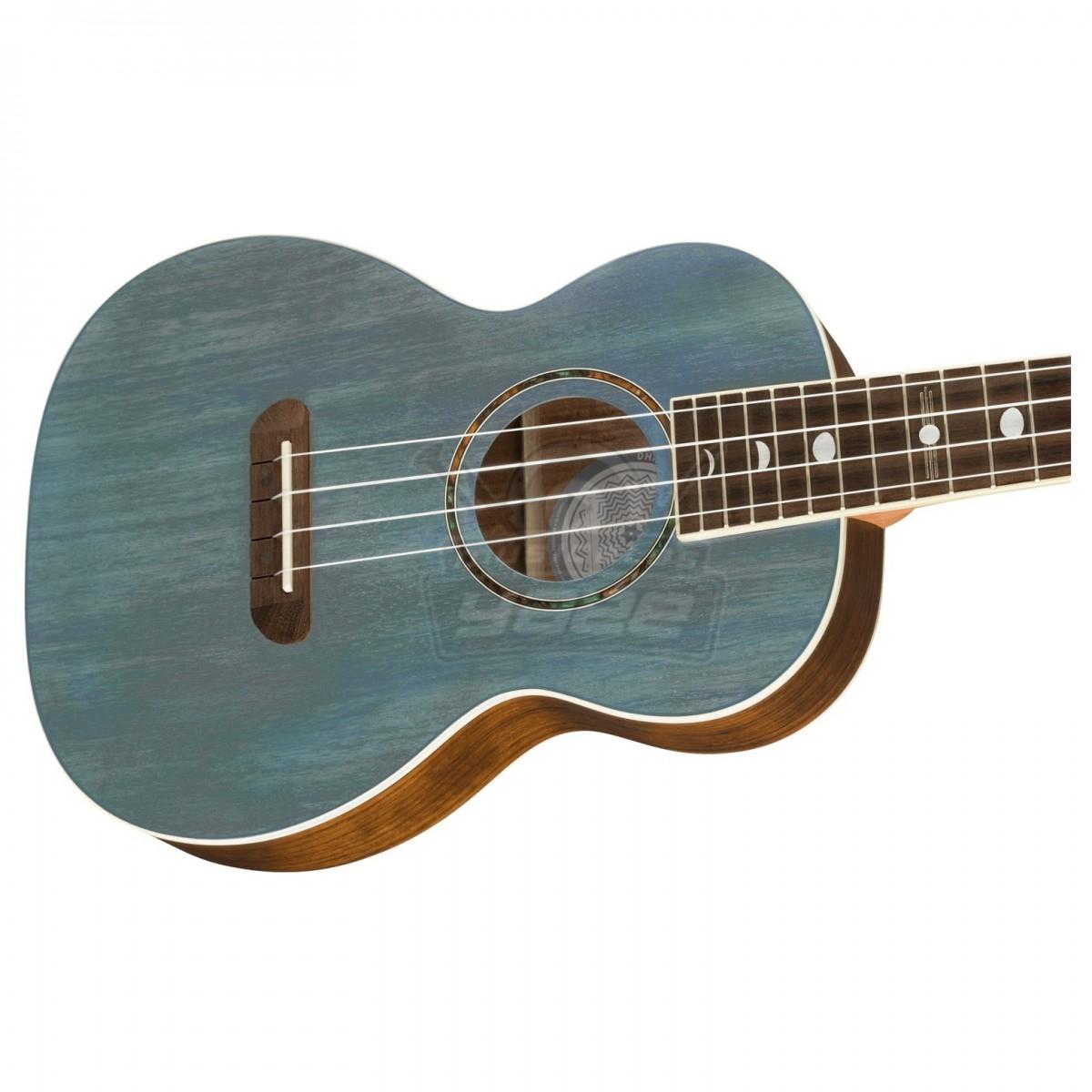 UKULELE FENDER Dhani Harrison WN Turquoise