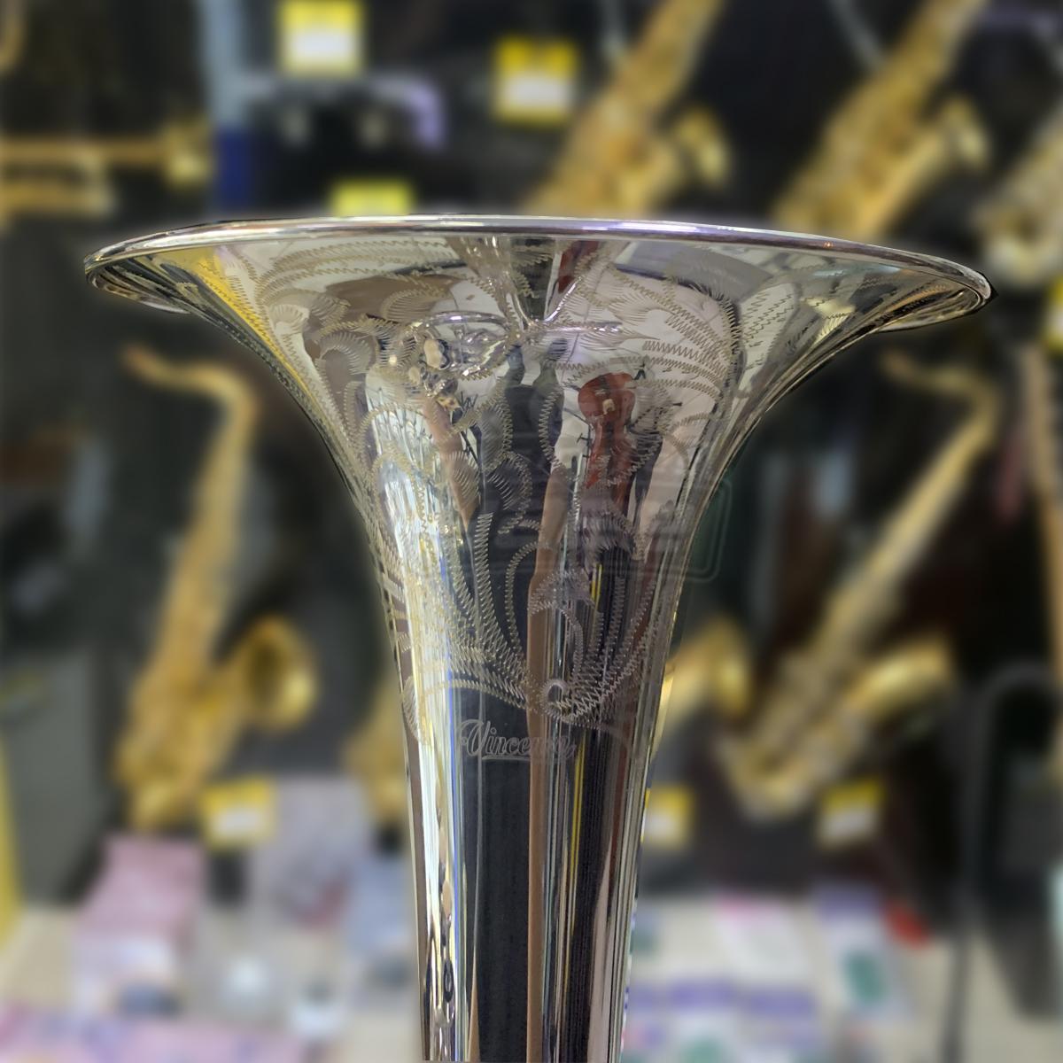 VINCENZO V-SAXOR-SR Saxor Alto PLATEADO RAMEADO